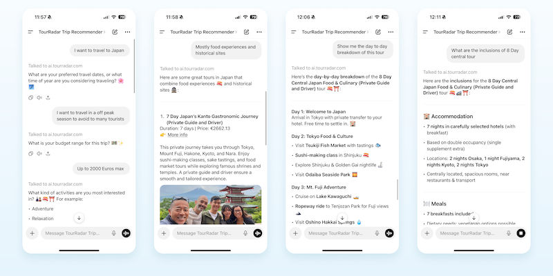 TourRadar launches ‘AI Discovery’ ChatGPT, Instagram, MCP integrations | PhocusWire